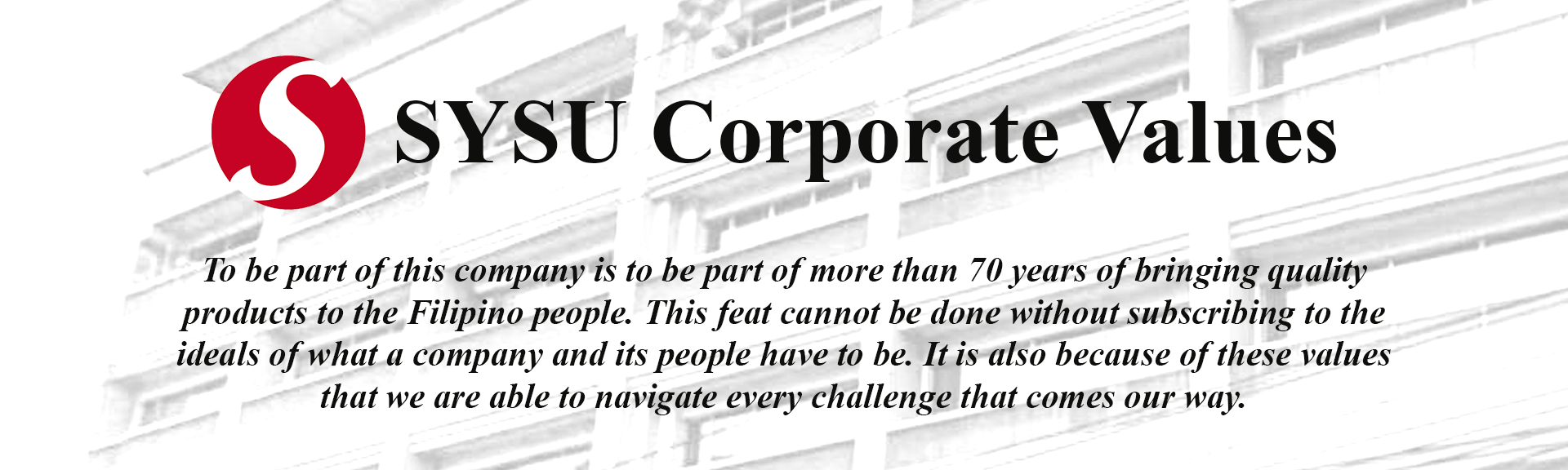 SYSU Values and Vision-Mission | Sysu International Inc.