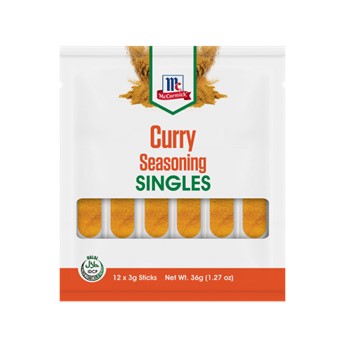 McCormick Curry Seasoning Singles 3g | Sysu International Inc.