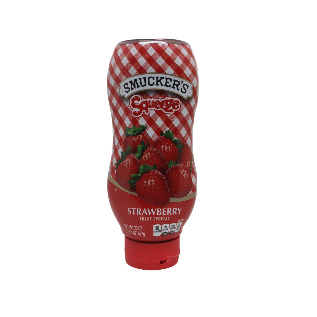 Smucker’s Squeeze Strawberry Fruit Spread 20oz (567g) (Expiry: 2/22 ...